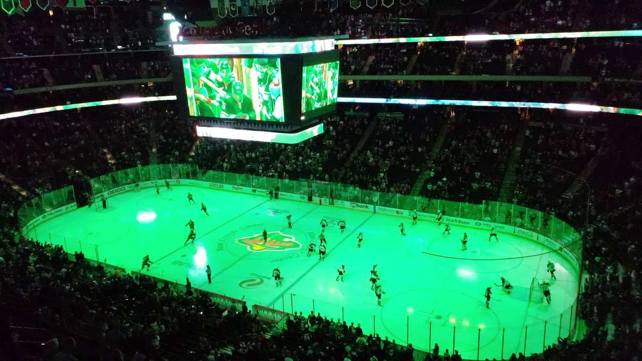 Minnesota wild 2018 preseason intro w/ goal horn! - YouTube