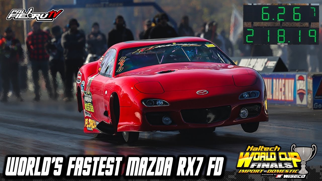 WORLD FASTEST MAZDA RX7 FD RJ BODY EL BOSS 6.26 @218MPH WORLD CUP ...
