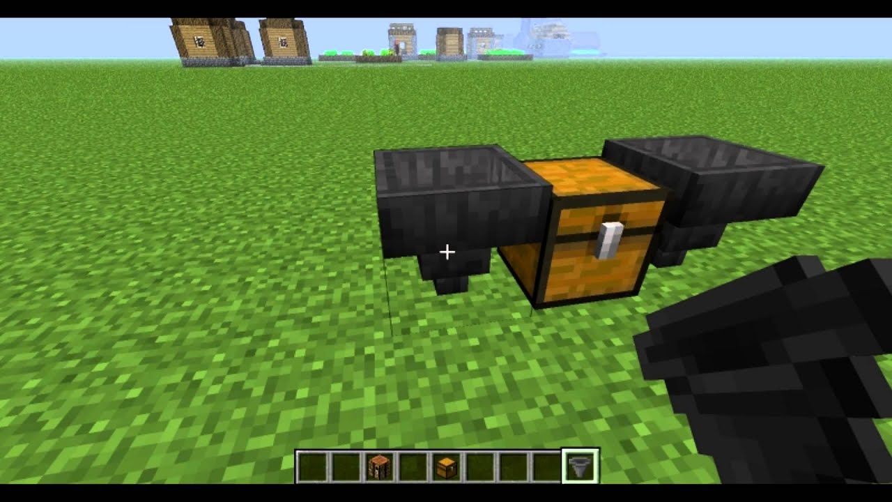 Minecraft 1 5 2 Hopper tutorial crafting+using) W/ commentary - YouTube