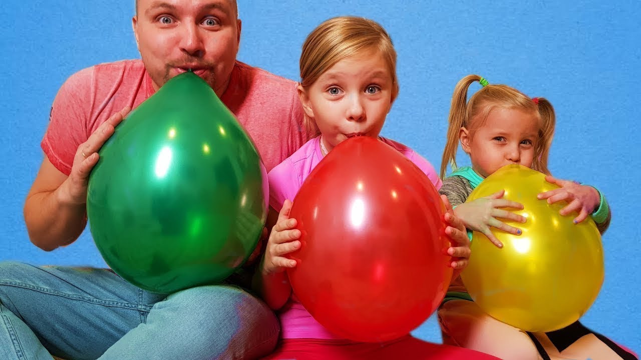 Learn Colors with Balloons and Finger family song Fun learning colors ...