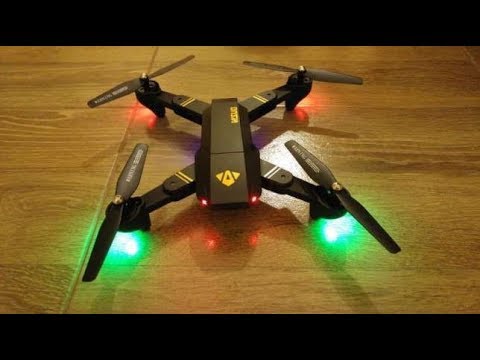 Teste no vento forte do Drone Visuo XS809HW Clone do Mavic Pro - YouTube