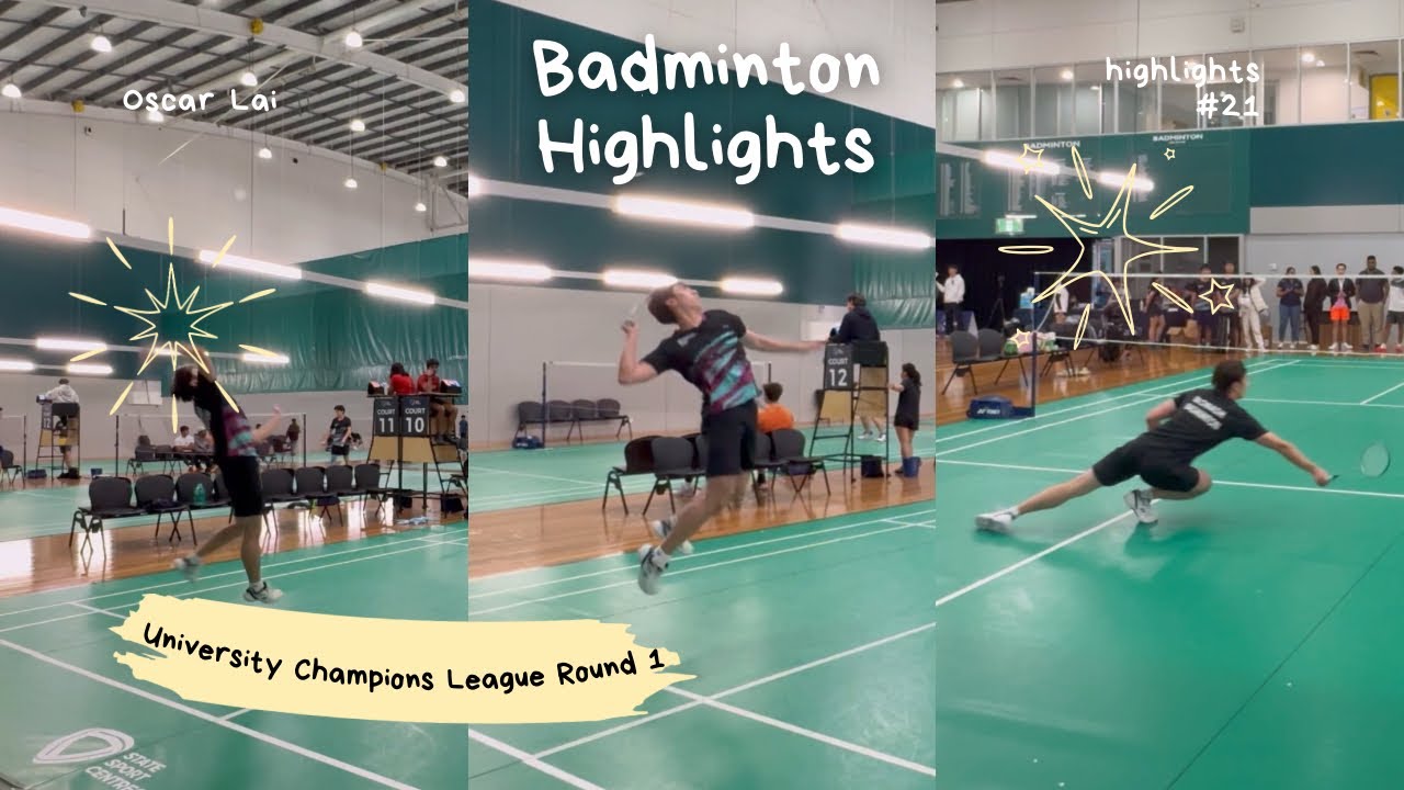 University Champions League Round 1 - Badminton Highlights 🏸 - YouTube