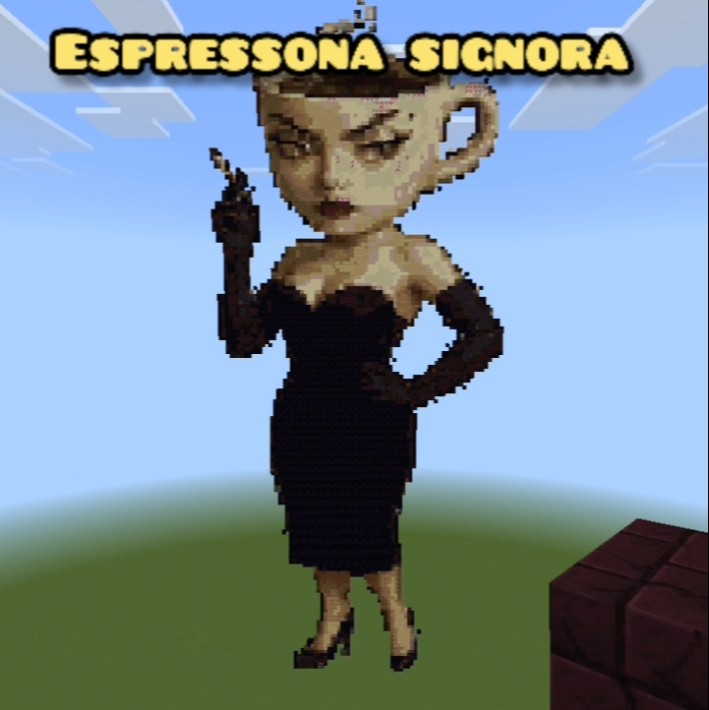 Espressona signora in Minecraft. #minecraft #brainrot - YouTube