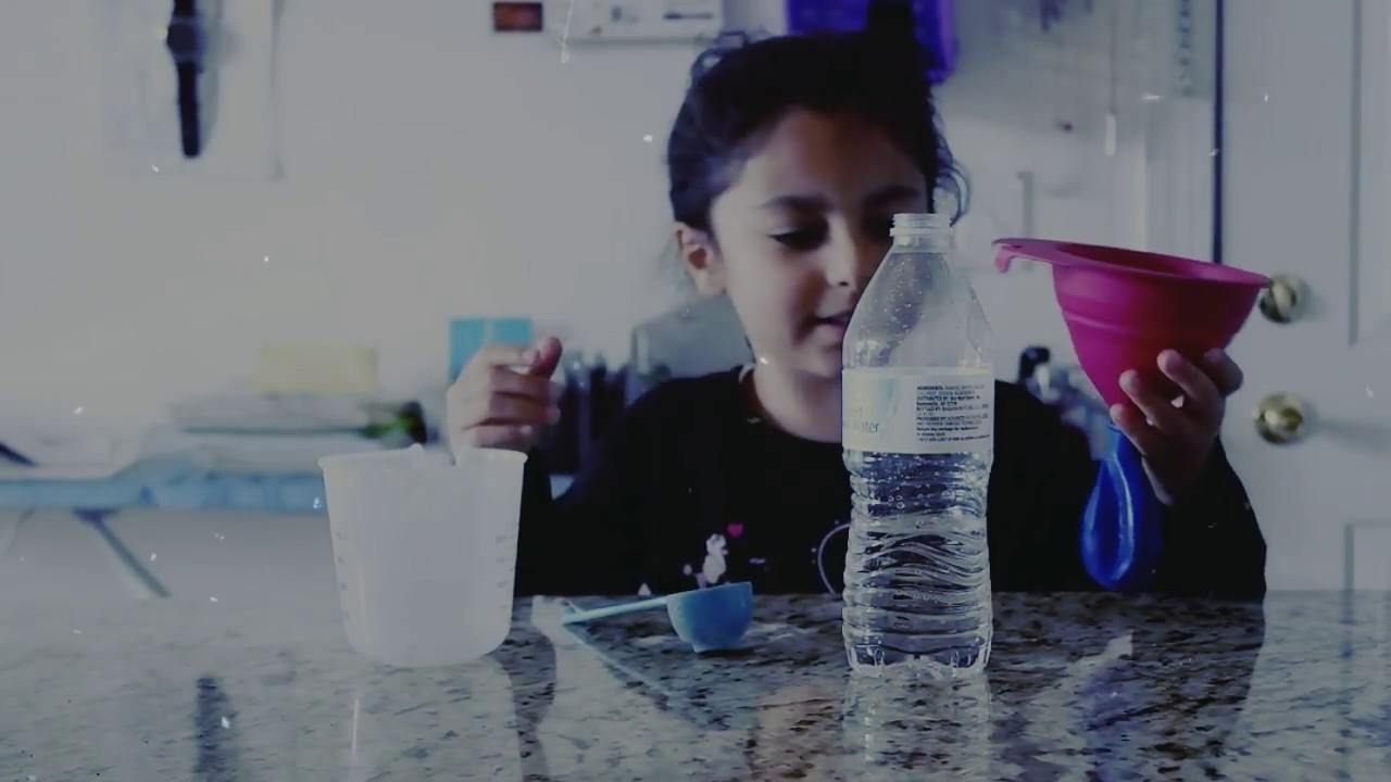 Pre-k Science Fair Project! (Baking Soda and Vinegar Experiment) - YouTube