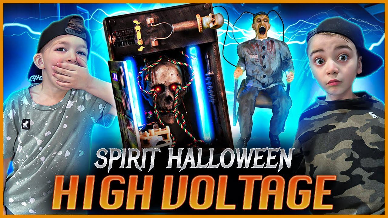 Spirit Halloween High Voltage Unboxing Setup and demo With Spirt ...