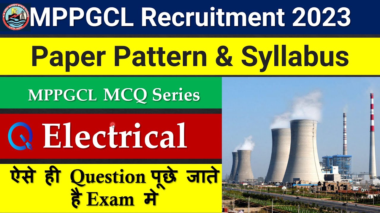 MPPGCL 2023 Paper Pattern and Syllabus OUT - YouTube