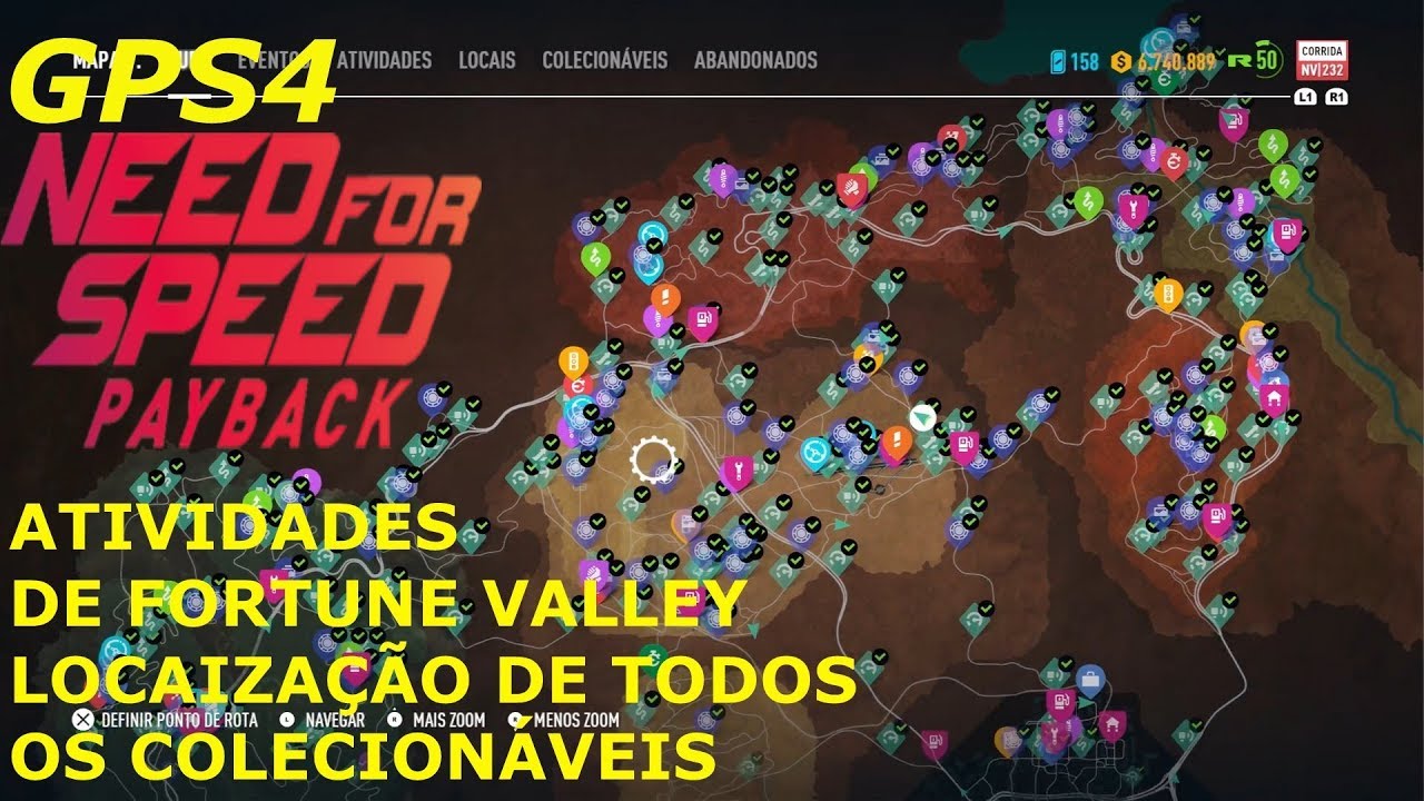 nfs - Payback Localização todos os colecionáveis[Outdoors e Fichas do ...