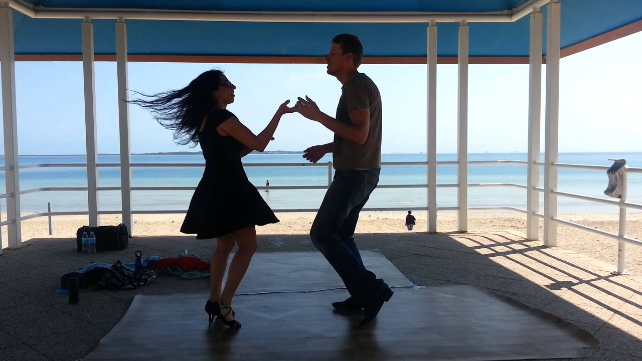 Salsa social dancing at Rockingham Beach - YouTube