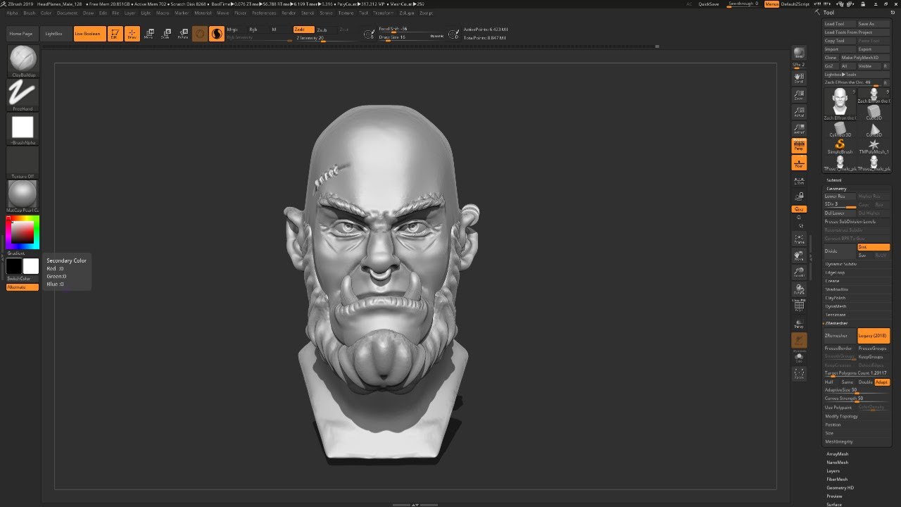 Zbrush session and hangout - YouTube