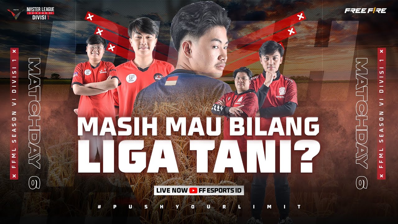 [2022] Free Fire Master League Season VI Divisi 1 Day 6 - YouTube