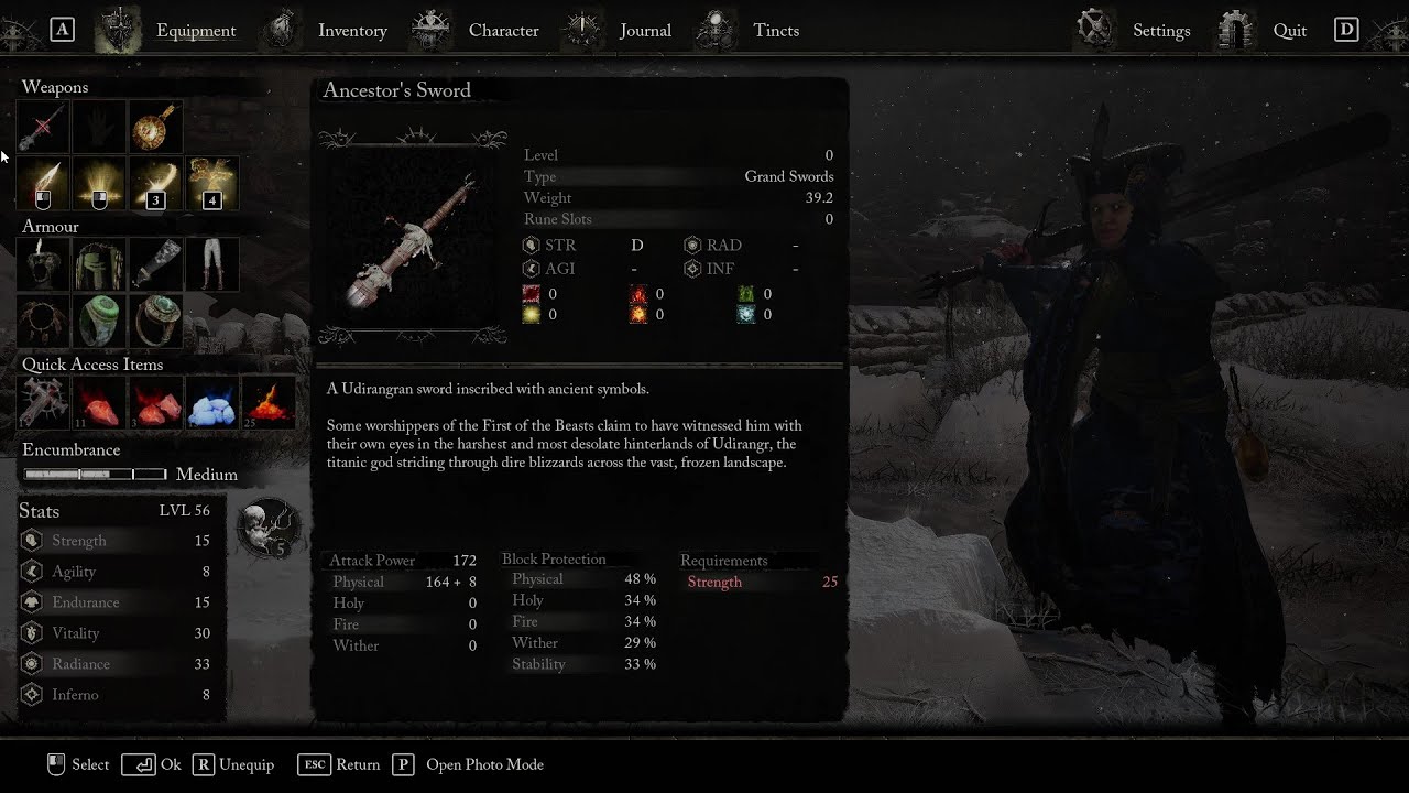 Lords of the Fallen Ancestor's Sword Pure Physical Damage Ultra ...
