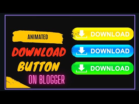 New Animated Download Button On Blogger || How To Add Download Button ...