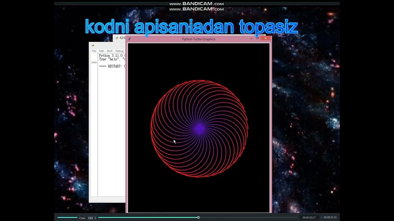 Pythonda Animatsiya Yaratish Youtube