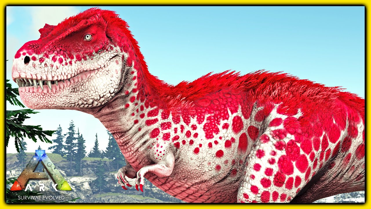 New Mutated Evolved Rex - Fighting The Alpha Brood Mother - Ark ...