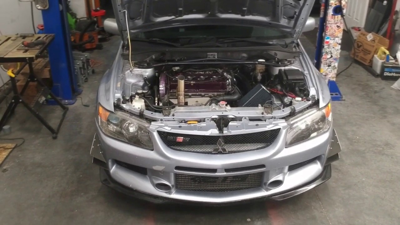 Evo 9 apex silver - YouTube