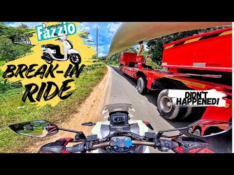 YAMAHA FAZZIO BREK-IN RIDE that DID NOT HAPPENED!!! | GUMANDE TIRES INSTALLED! | I HATE THIS!