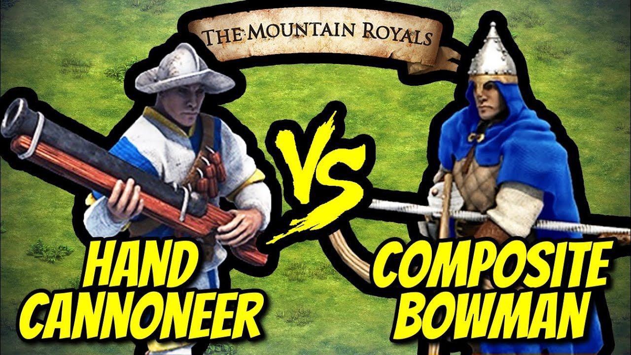 168 HAND CANNONEERS vs 200 ELITE COMPOSITE BOWMEN (Total Resources ...