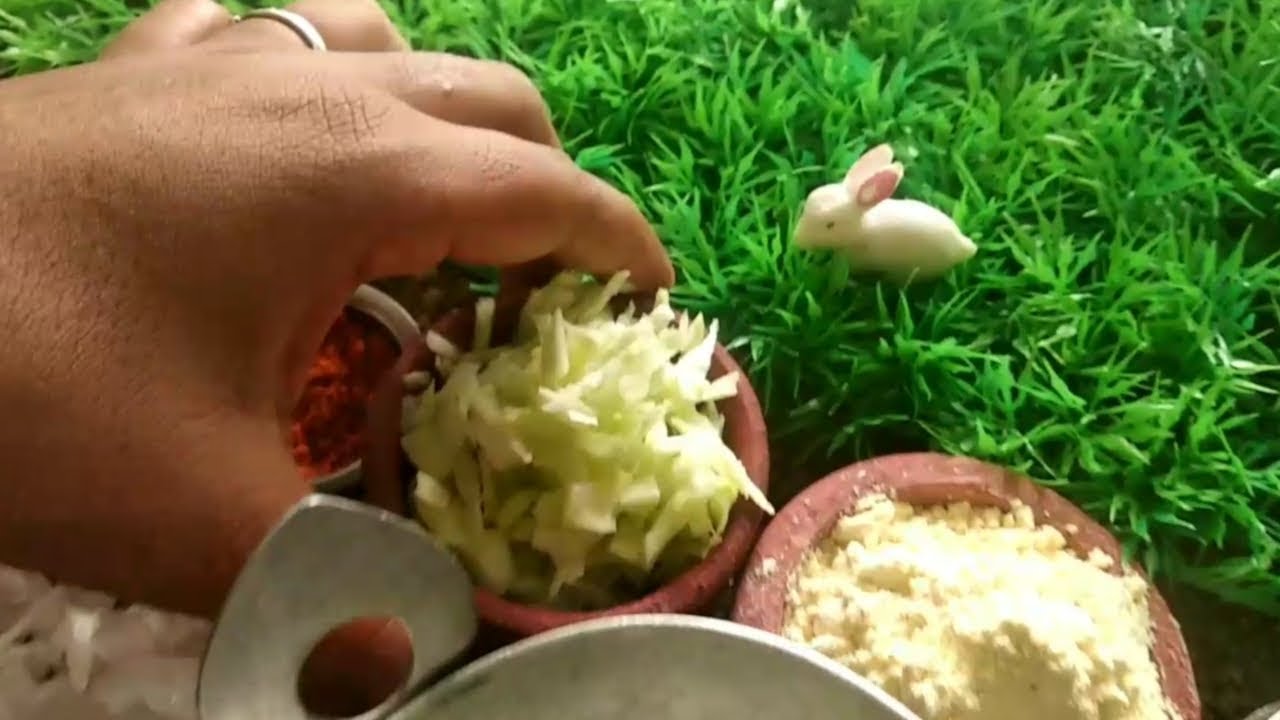 Tiny Cabbage Pakkoda | Tiny Pakkoda | Cabbage Recipe | Diwa Tiny Foods ...