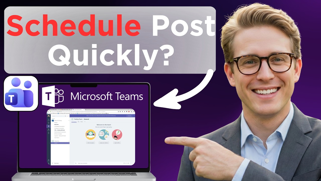 How To Quickly Schedule A Post In Microsoft Teams (Tested) - YouTube