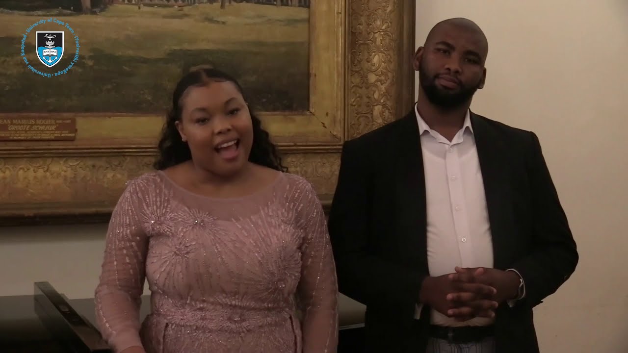 UCT opera students pay tribute to the graduating class of 1970 - YouTube