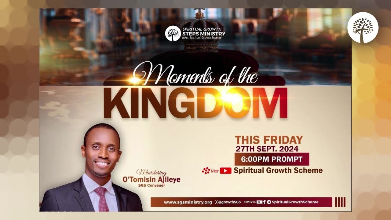 MOMENTS OF THE KINGDOM - O'TOMISIN AJILEYE | 27-09-2024 - YouTube