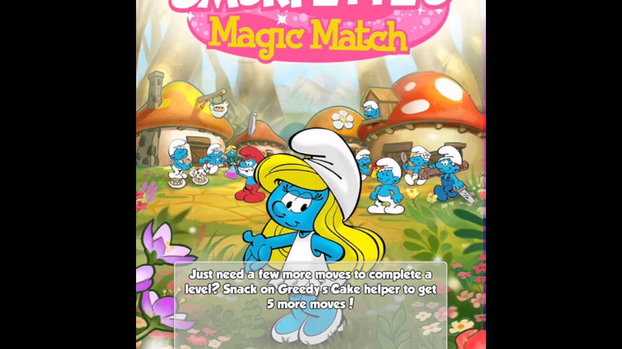 Smurfette magic match 14 and 15 - YouTube