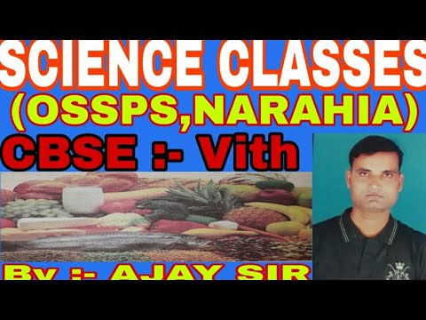 Science, Chapter-1(FOOD: WHERE DOES ITCOME FROM ) #PART-1# By:-Ajay sir ...