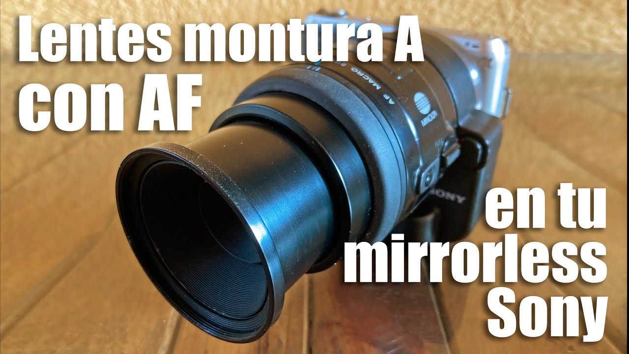 Adaptador Sony LA-EA2 reseña - YouTube