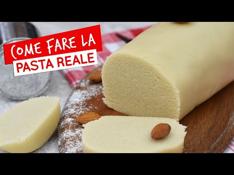 Pasta reale di mandorle siciliana con metodo a freddo: ricetta della pasta di mandorle siciliana