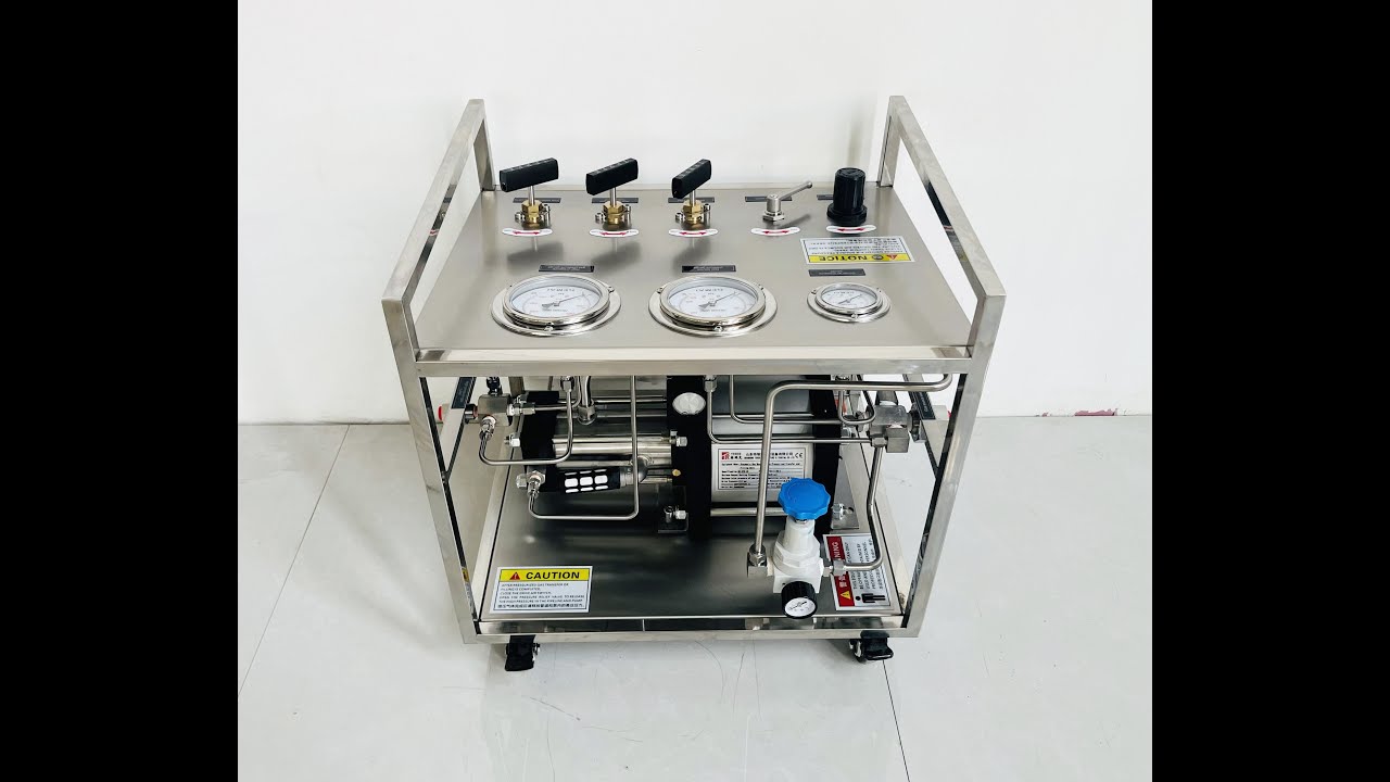 TEREK Gas Booster Pump Unit | Driven By Gas Cylinder - YouTube