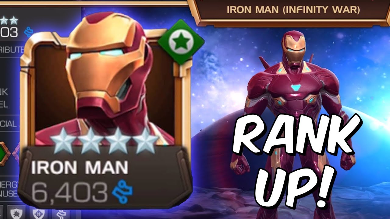 Iron Man (Infinity War) Rank Up, Abilities & Gameplay - Marvel Contest ...