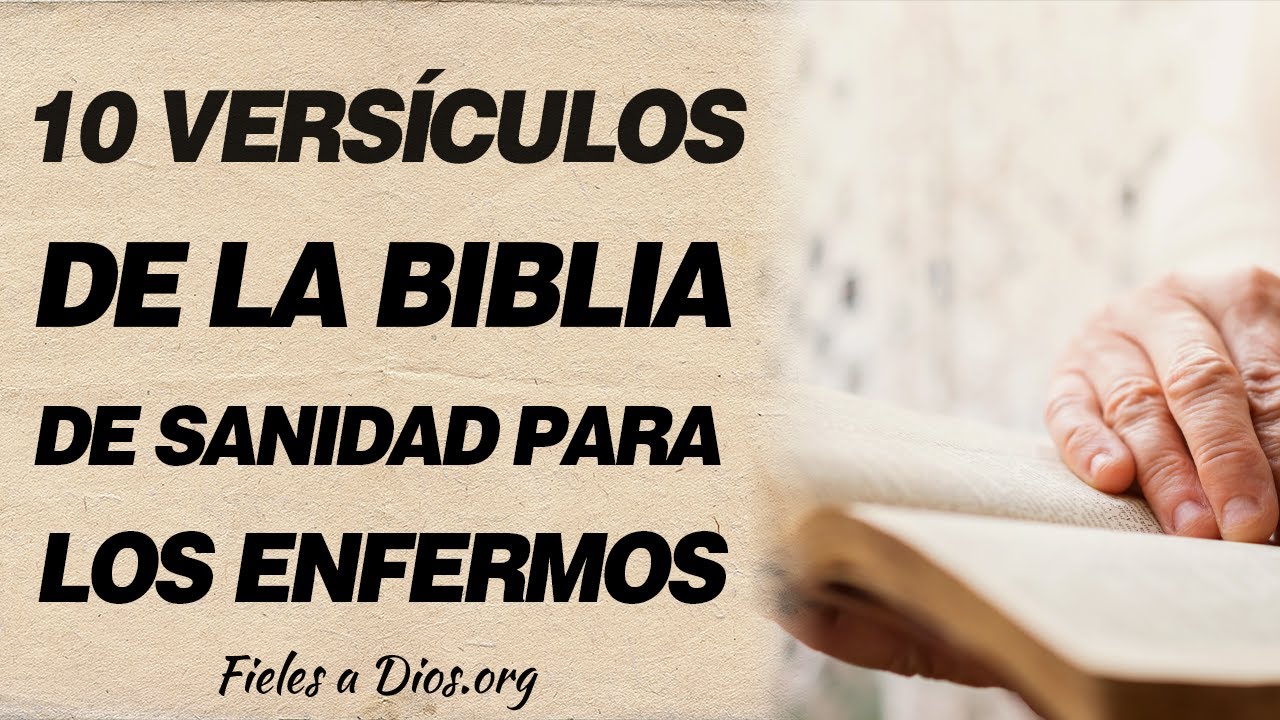 🙏 10 Versículos de la biblia de sanidad para los enfermos ¡Cúralos! 🙏 ...