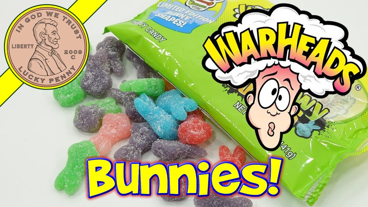 WarHeads Chewy Bunnies Candy Review - YouTube