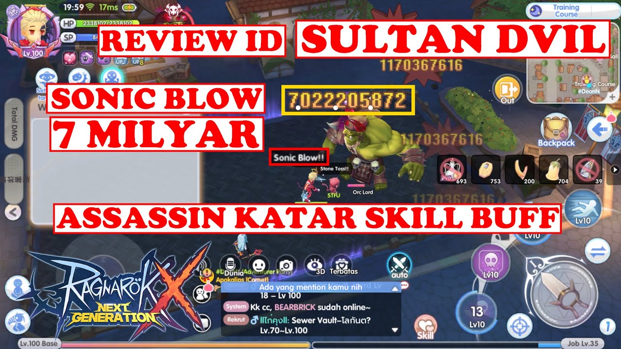 7 MILYAR! SONIC BLOW! REVIEW SULTAN DVIL! ASSASSIN KATAR! Ragnarok X ...