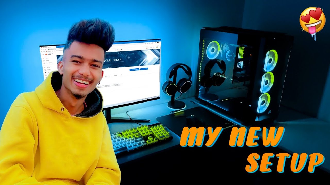My New Setup 🤑 | Middle Class Boy Gaming Setup Tour ️😘 | 4K Video ...