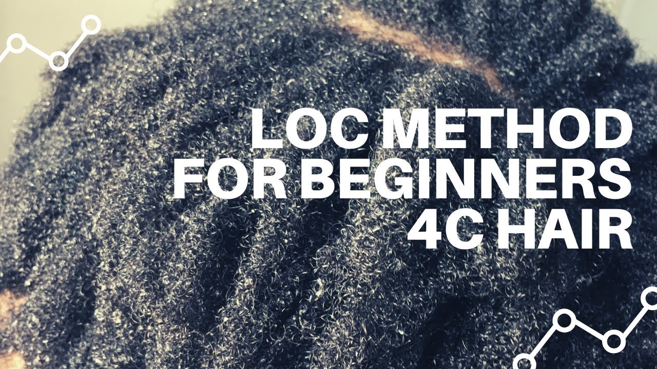 LOC METHOD FOR 4C HAIR BEGINNERS | INGA DUBULA | SOUTH AFRICAN YOUTUBER ...