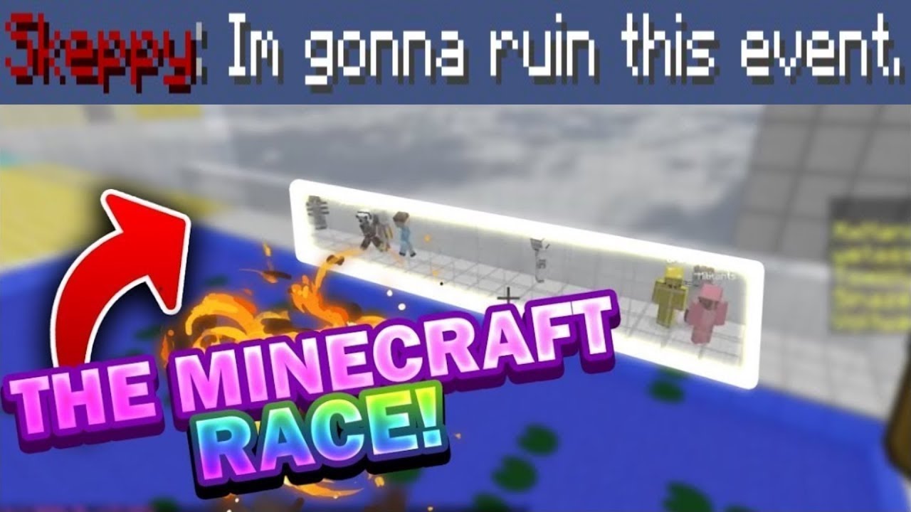So I Hosted The AMAZING Minecraft Race ($50 Prize) - YouTube