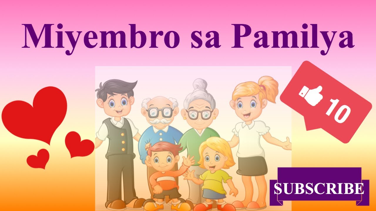 members of the family in bisaya with sign language - YouTube