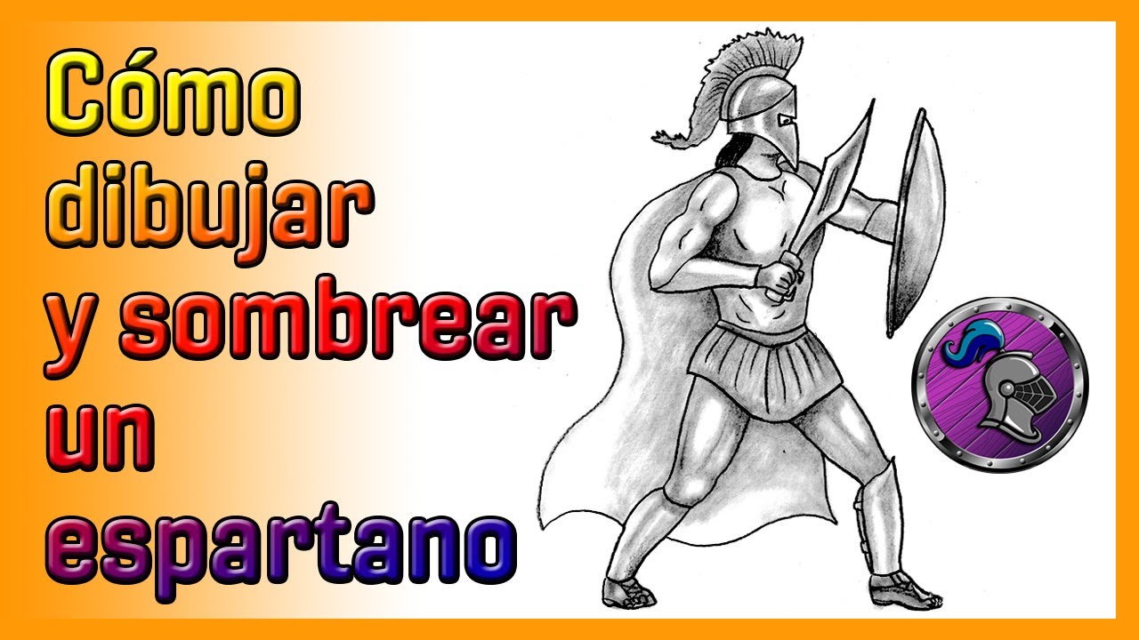 ⚔️Cómo dibujar UN ESPARTANO ⚔️How to draw a SPARTAN ️😃 - YouTube