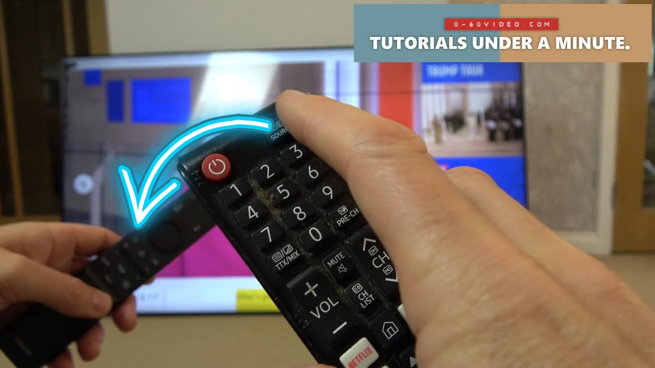 How to find TV source input on new Samsung Remote Control - YouTube
