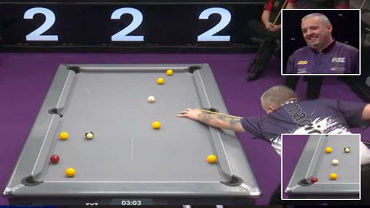 Pool star produces 'most ridiculous shot you will ever see' as fans ...