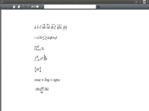 5 LaTeX Símbolos Matemáticos - YouTube
