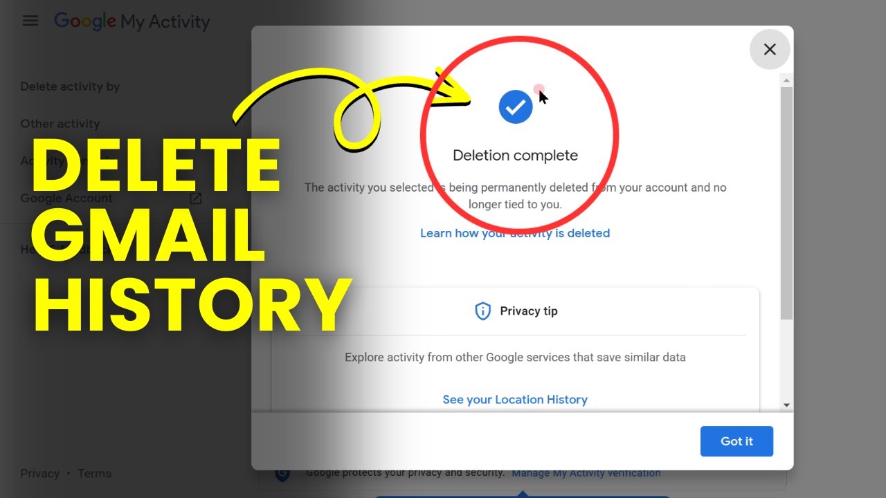 How to Delete Gmail History? - YouTube