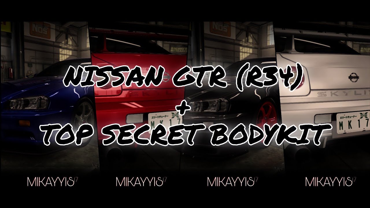 Nissan Skyline GTR (R34) Top Secret Customization | CSR Racing 2 - YouTube