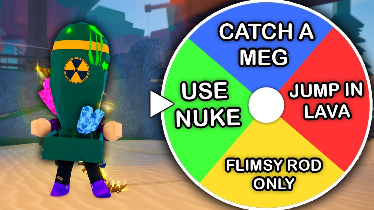 Random Wheel Decides Our CHALLENGES.. (Fisch) - YouTube