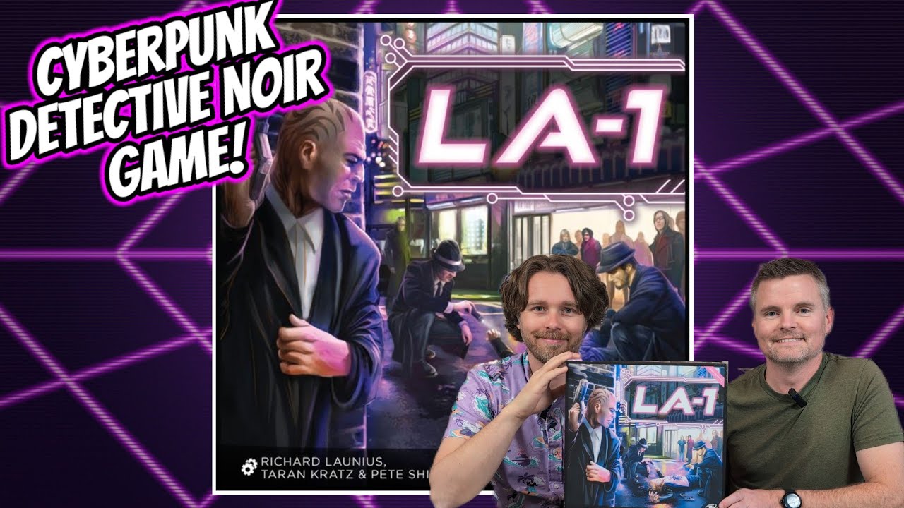 LA-1 - A Detailed Preview Of This Cyberpunk Noir Detective Co-op - YouTube