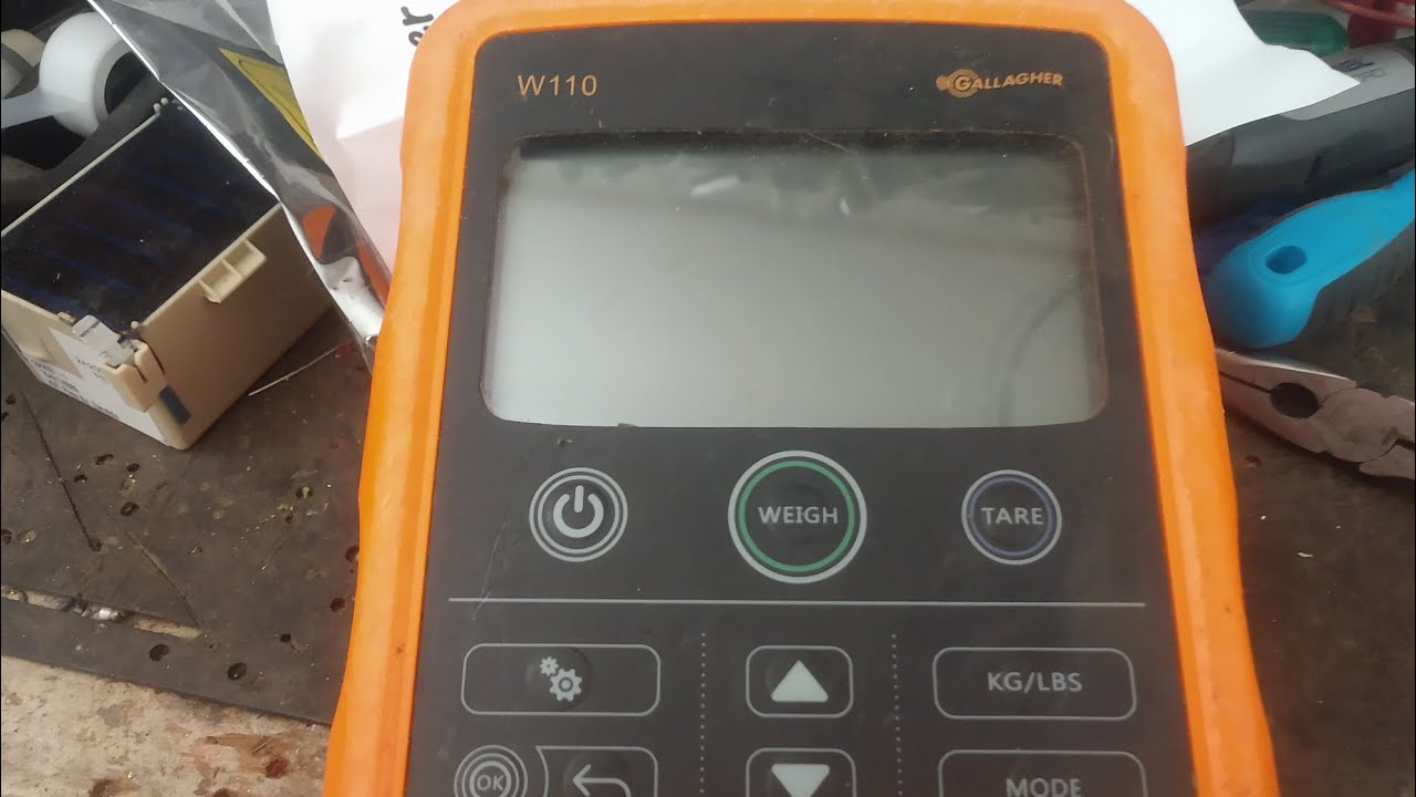 Gallagher W110 Weigh Scale Repair Part 1 | A Good Weigh Scale For 4H ...