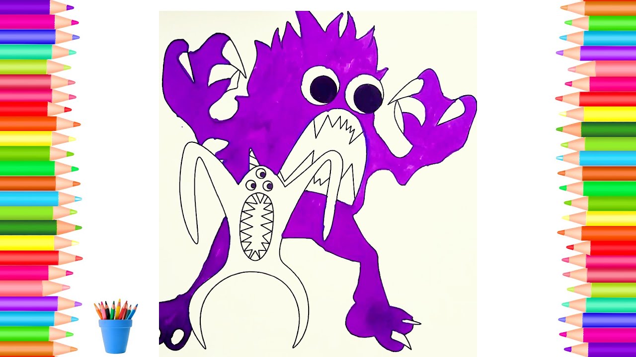Garten of BanBan CHAPTER 3 Coloring pages How to color Hunter Tim Nab ...