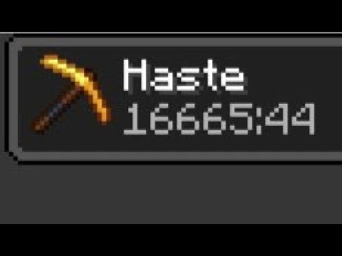 How to get haste 100 in minecraft || GamerBrine || Minecraft - YouTube