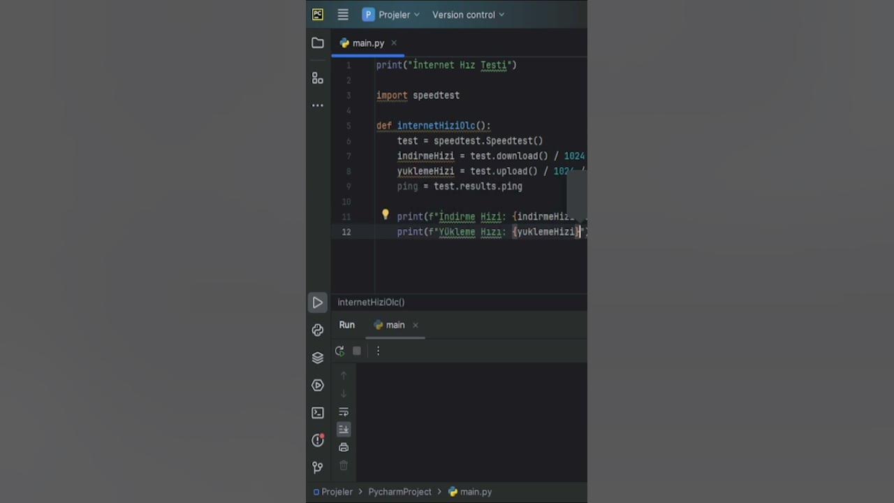 Python Ile Speedtest Youtube